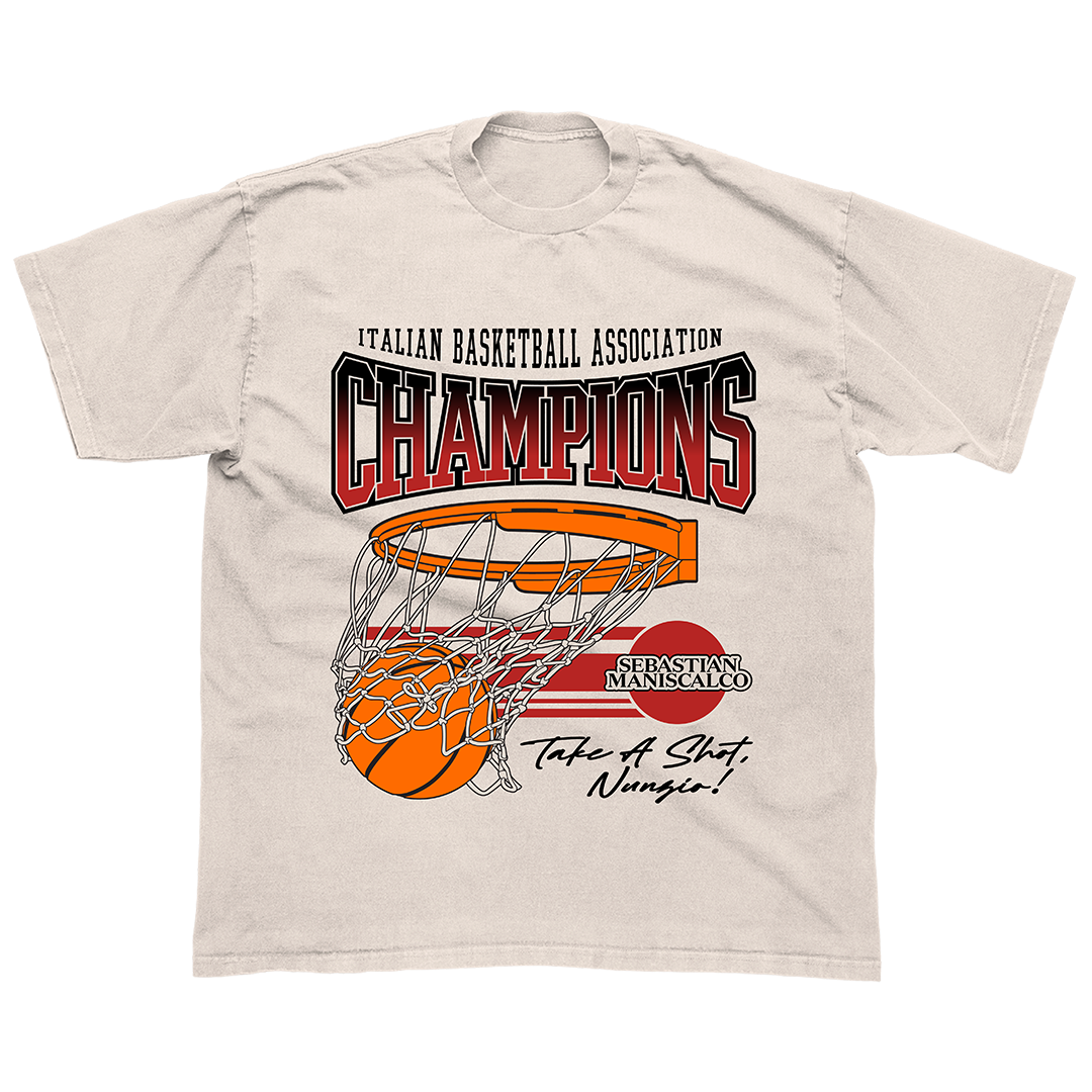 Italian Basketball Tee – Sebastian Maniscalco